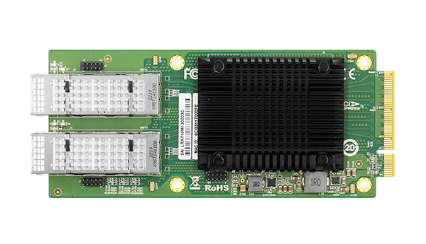 PCIe x8 Dual-port 40G QSFP + Mezzanine Ethernet Network Adapter (Intel XL710 Based)