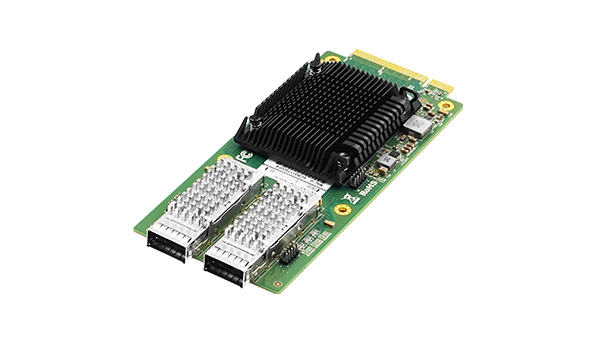PCIe x8 Dual-port 40G QSFP + Mezzanine Ethernet Network Adapter (Intel XL710 Based)
