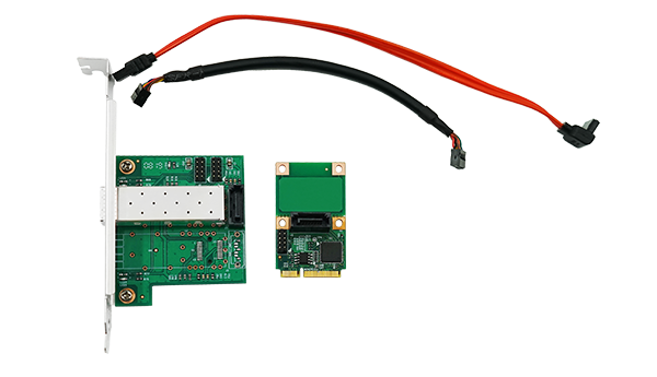 Mini PCIe Single-port Gigabit SFP Ethernet Network Adapter (Intel I210)